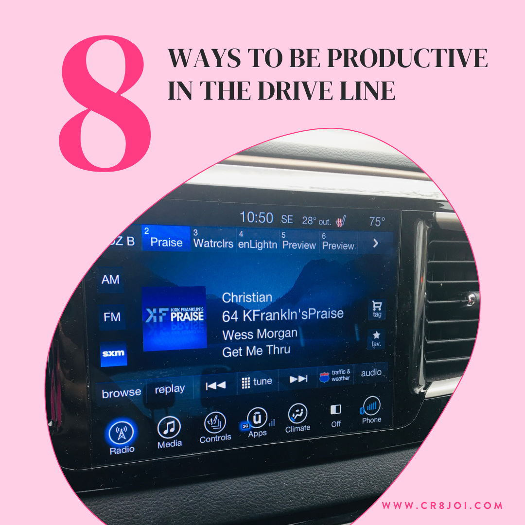 8 Ways To Be Productive In the Car Pick-Up Line | cr8joi