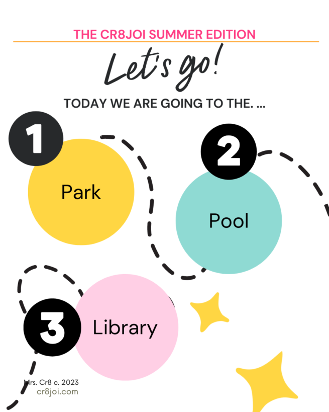 The Cr8joi Summer Edition: Easy Summer Schedules | cr8joi